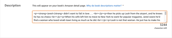 Formatting Your Book Descriptions on Amazon | Vania Margene Rheault