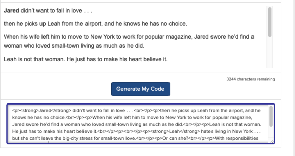 Formatting Your Book Descriptions on Amazon | Vania Margene Rheault