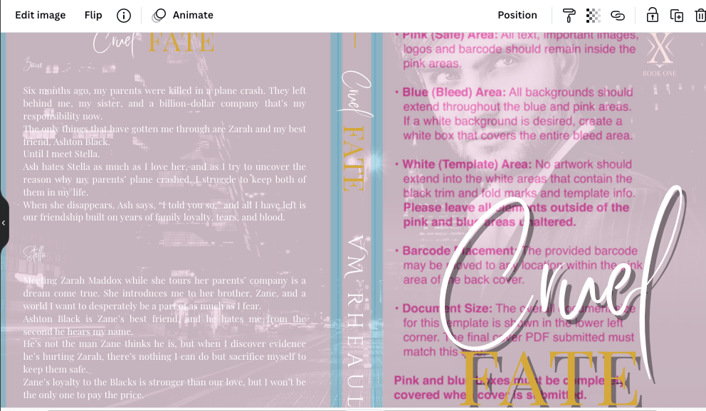 Updated! Creating a full wrap paperback book cover using Canva (plus ...