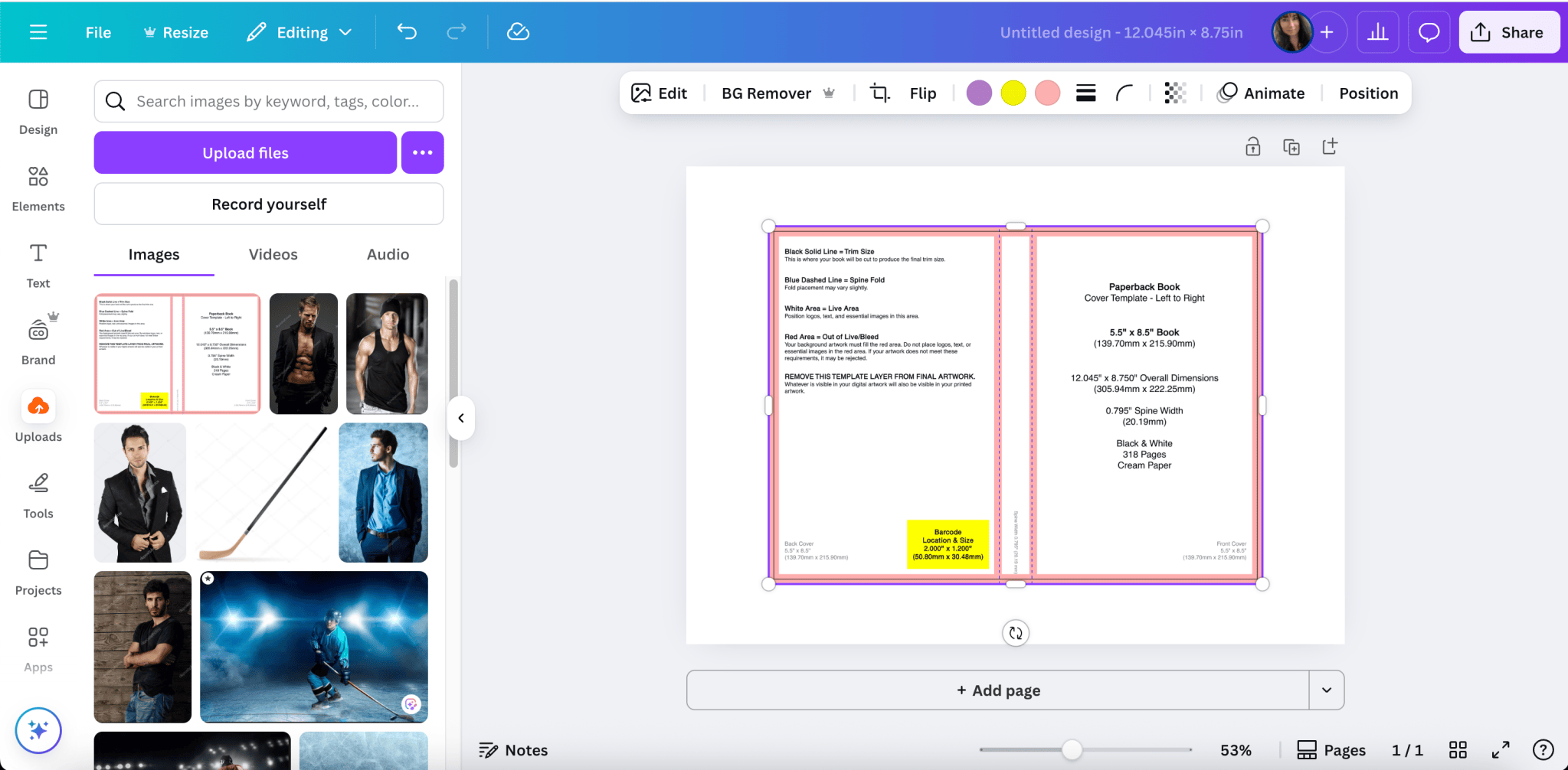 Updated! Creating a full wrap paperback book cover using Canva (plus ...