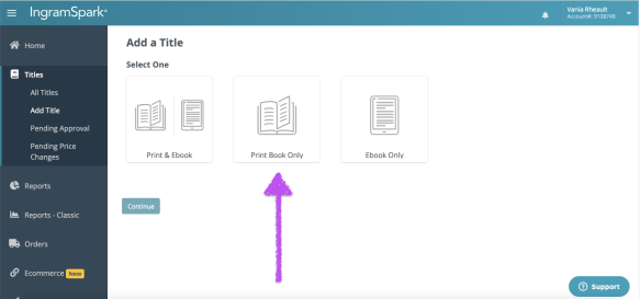 An IngramSpark Tutorial | Vania Margene Rheault
