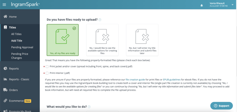 An IngramSpark Tutorial | Vania Margene Rheault