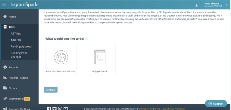 An IngramSpark Tutorial | Vania Margene Rheault