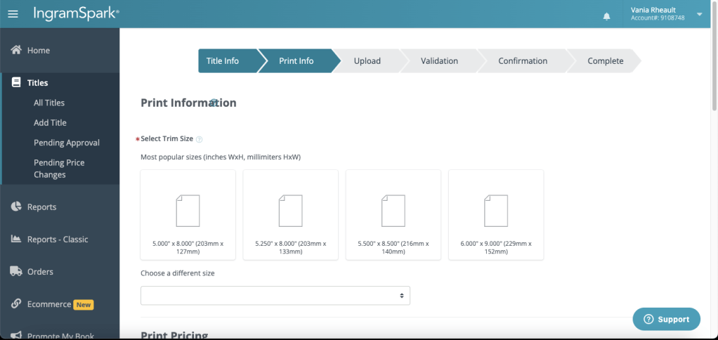An IngramSpark Tutorial | Vania Margene Rheault
