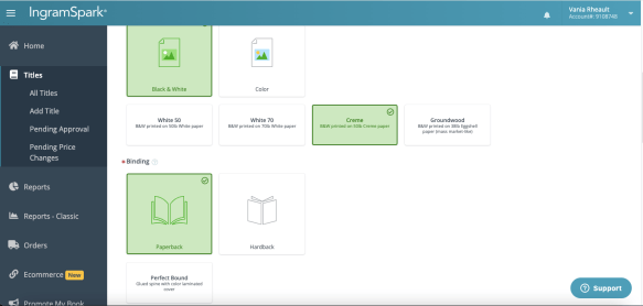 An IngramSpark Tutorial | Vania Margene Rheault